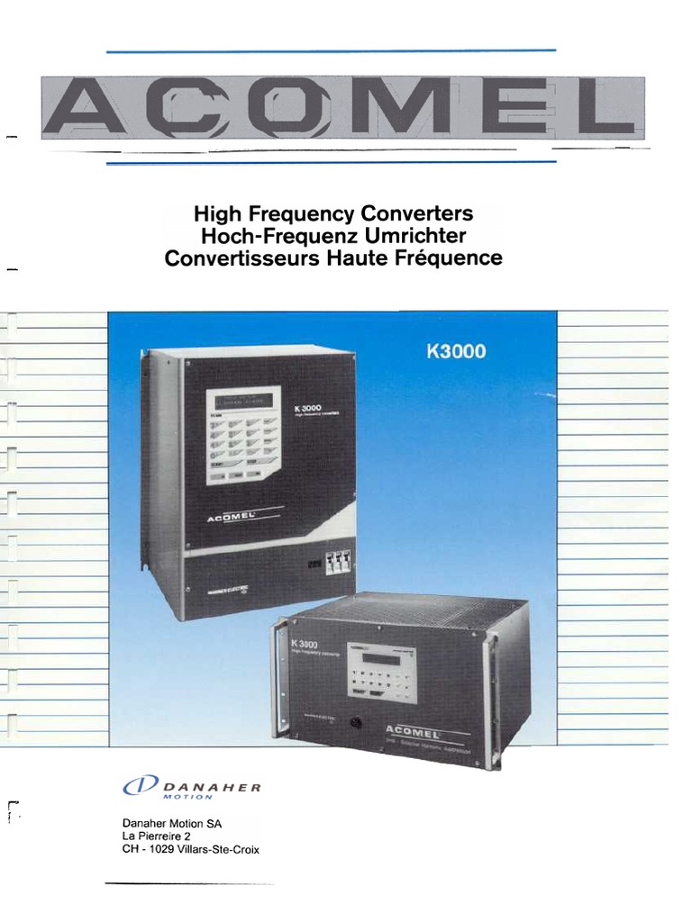 K3000 Manual GB | PDF