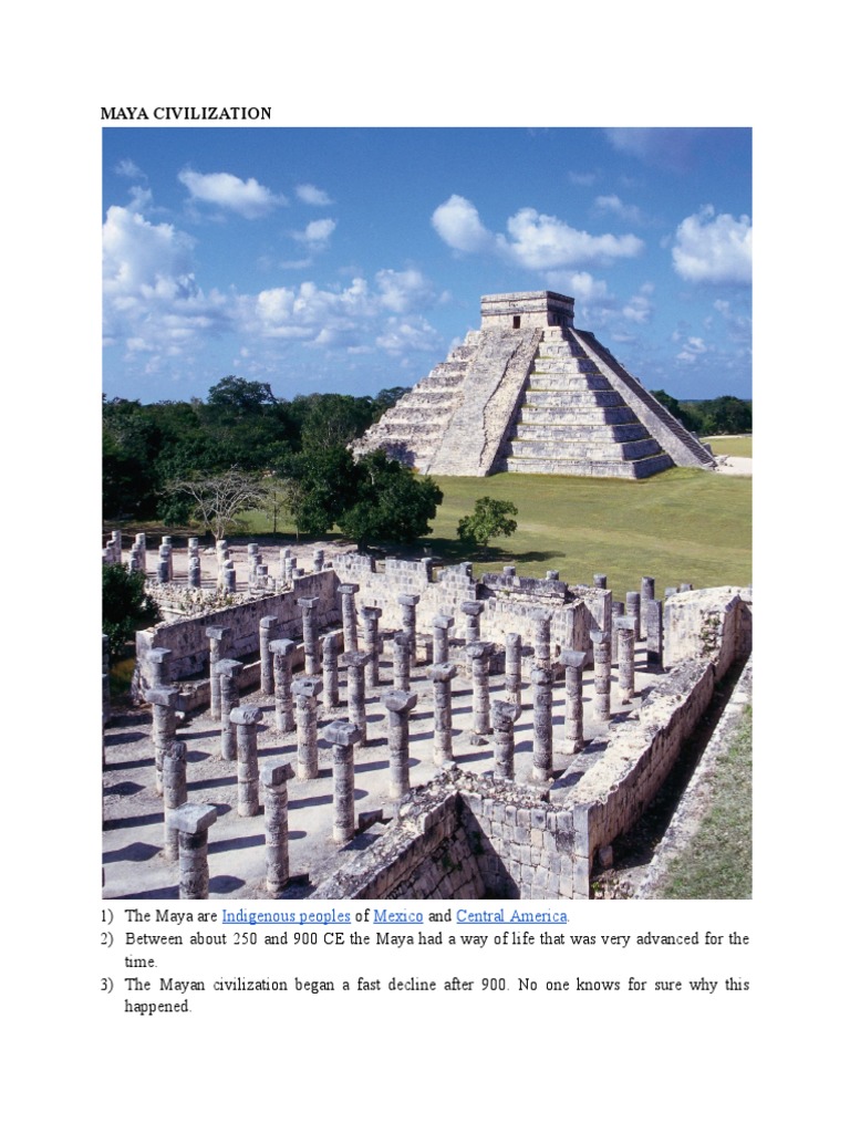 Overview of Maya Civilization | PDF