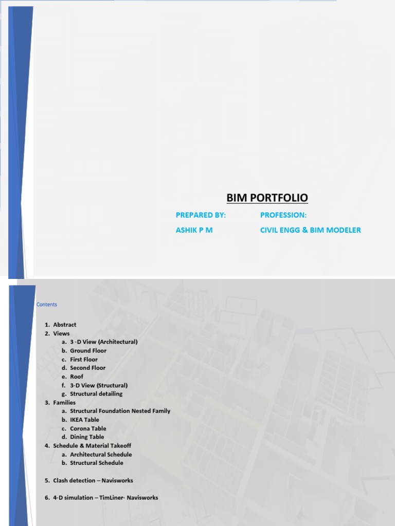 BIM Portfolio | PDF