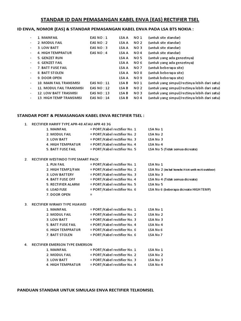 Tutorial Standar Simulasi Enva | PDF