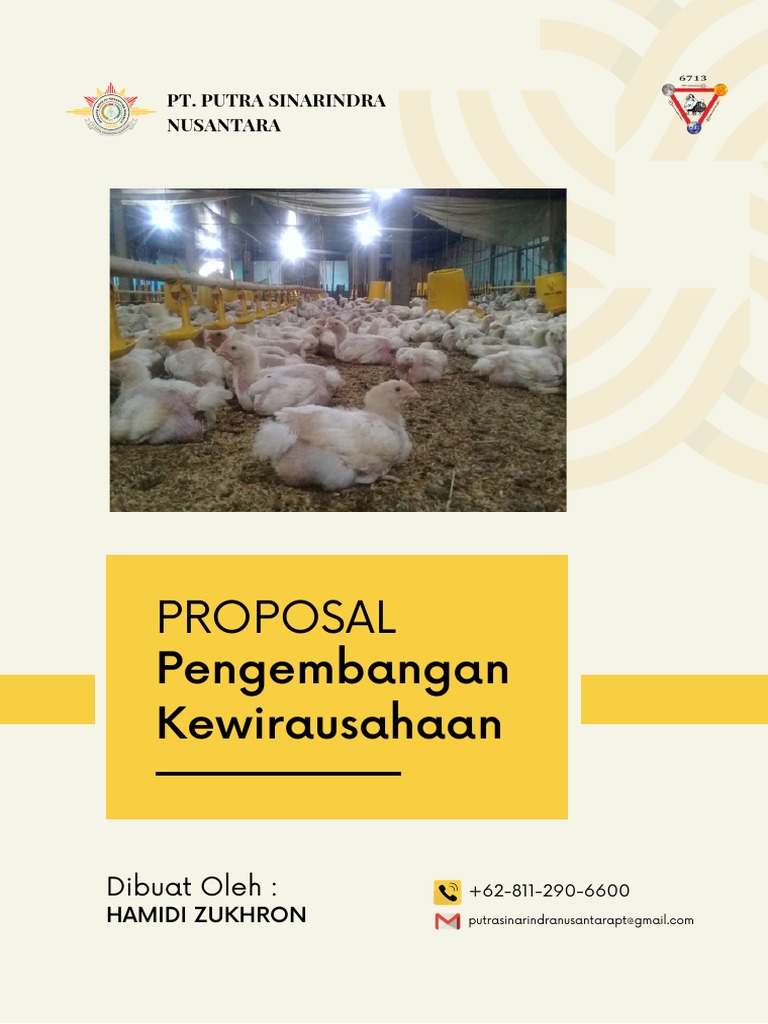 Proyek Proposal Ternak Ayam Broiler - Farid Baha' | PDF | Kesehatan ...