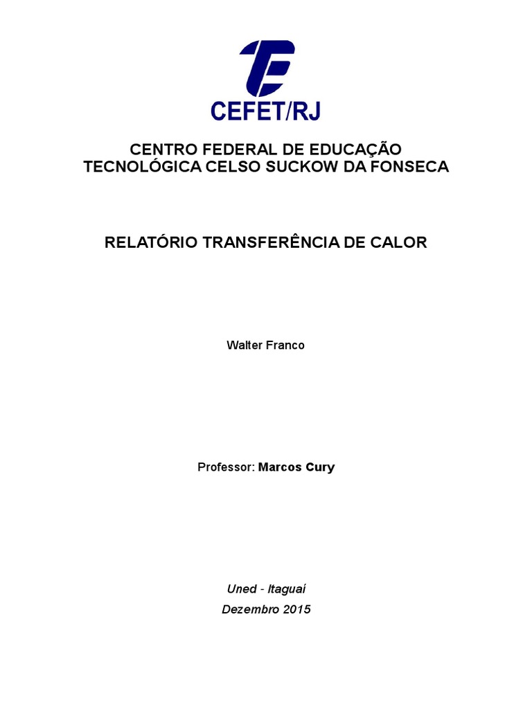 Relatório Transcal | PDF