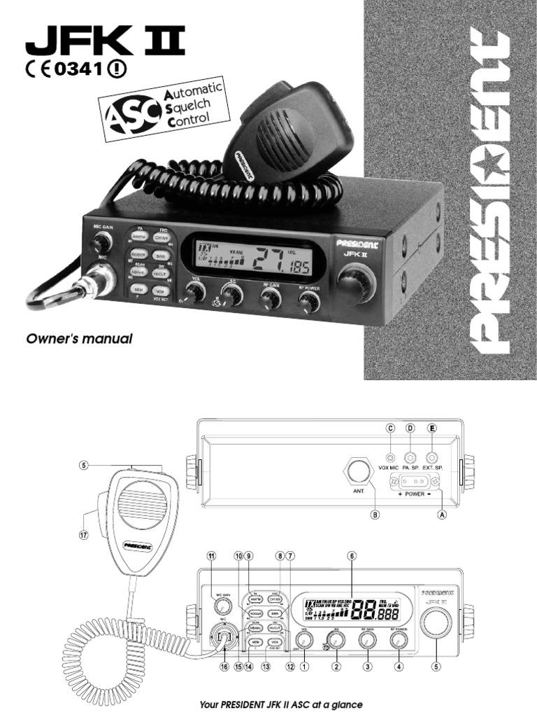 JFK II Owners Manual | PDF | Frequency Modulation | Radio