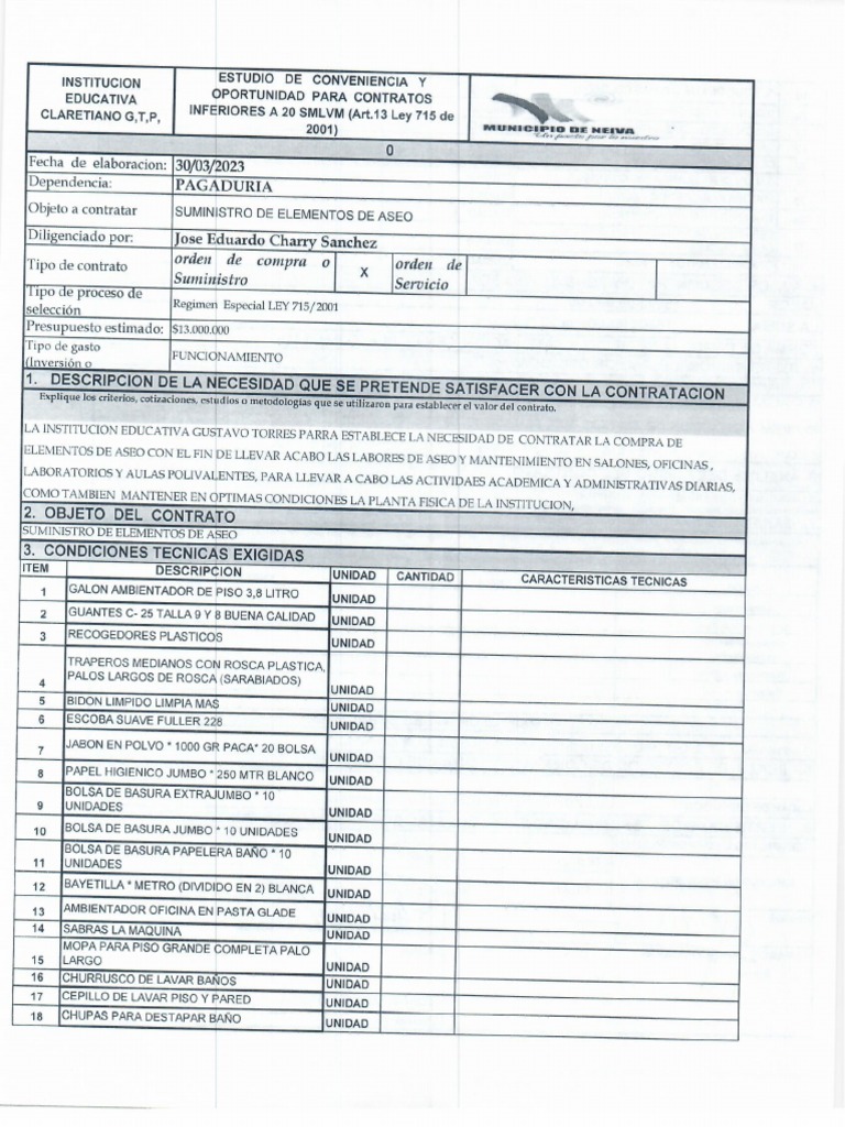 07 Estudio Previo | PDF