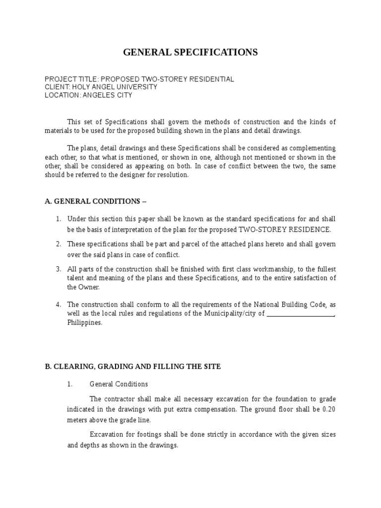 General Specification | PDF General Specification | PDF