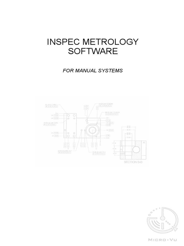 UGInSpec2Man Micro Vu Manual | PDF
