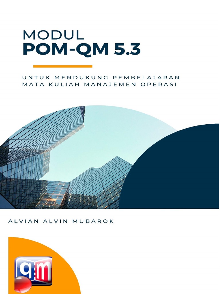Modul POM QM 5.3 | PDF | Bisnis | Teknologi & Rekayasa
