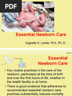 Essential Intrapartum Newborn Care (Einc) | PDF | Breastfeeding | Childbirth