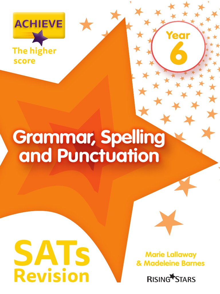 Rising Stars Achieve Grammar Punctuation and Spelling | PDF