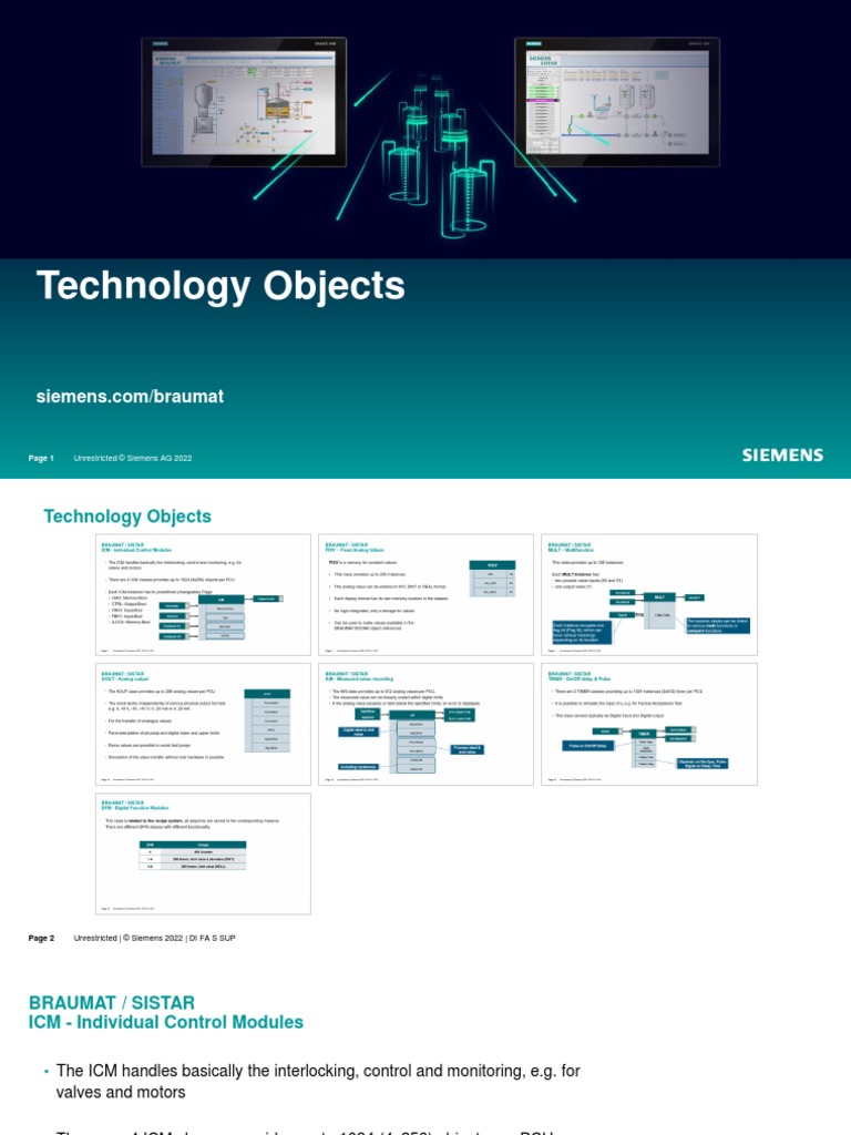 En 050 BRAUMAT SISTAR TechnologyObjects | PDF | Parameter (Computer ...