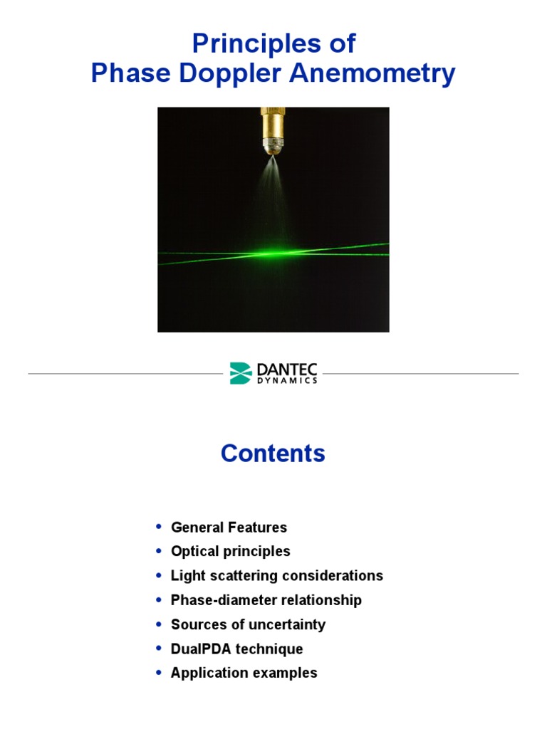 Phase Doppler Anemometry Principles | PDF | Scattering | Optics