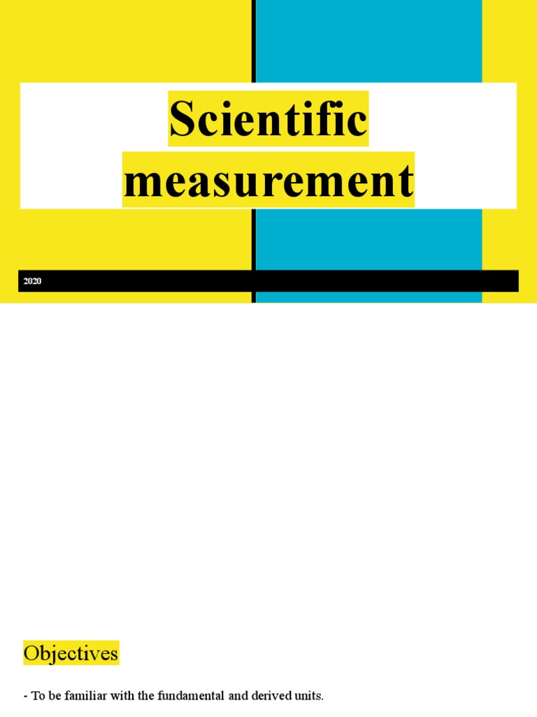 Scientific Measurement 8th Grade | PDF