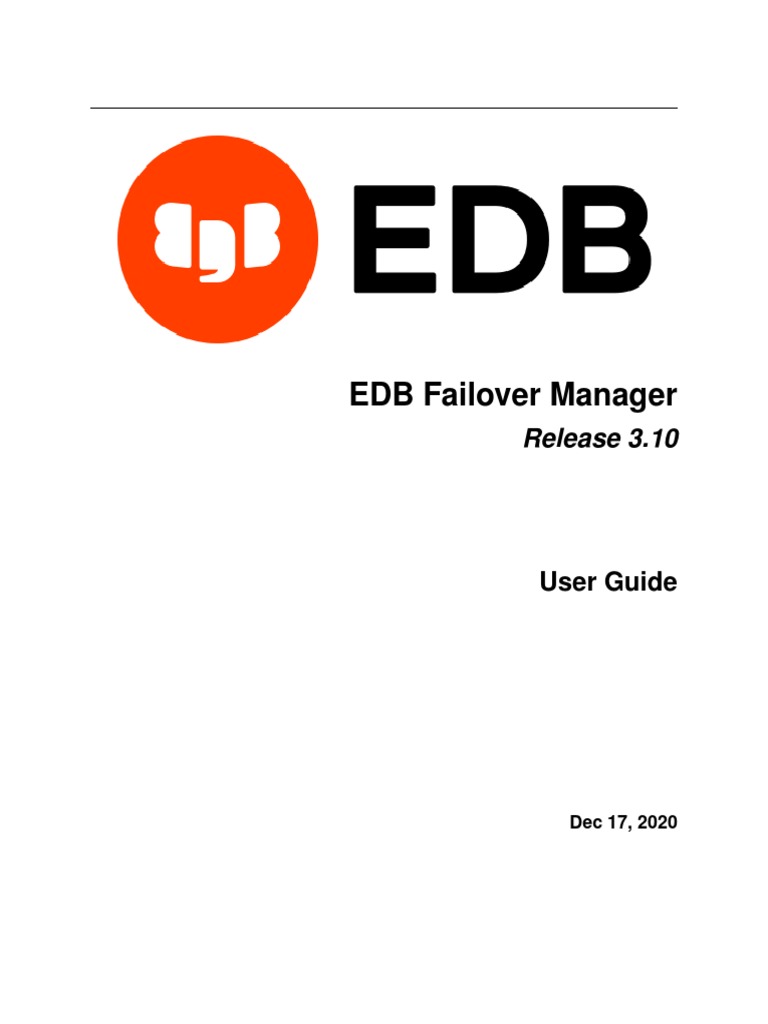 Edb Efm User | Download Free PDF | Postgre Sql | Software