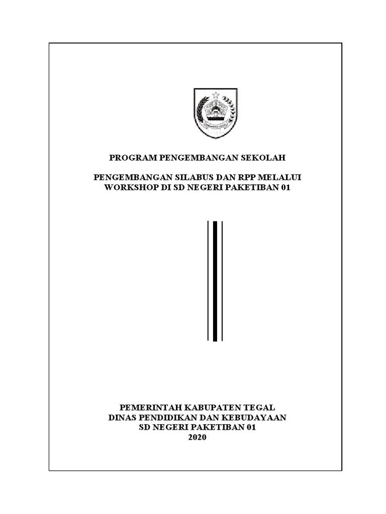 Contoh Program Pengembangan Sekolah | PDF