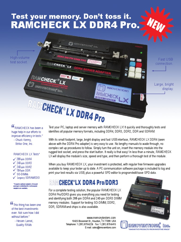 ramcheck-lx-ddr4-brochure | PDF