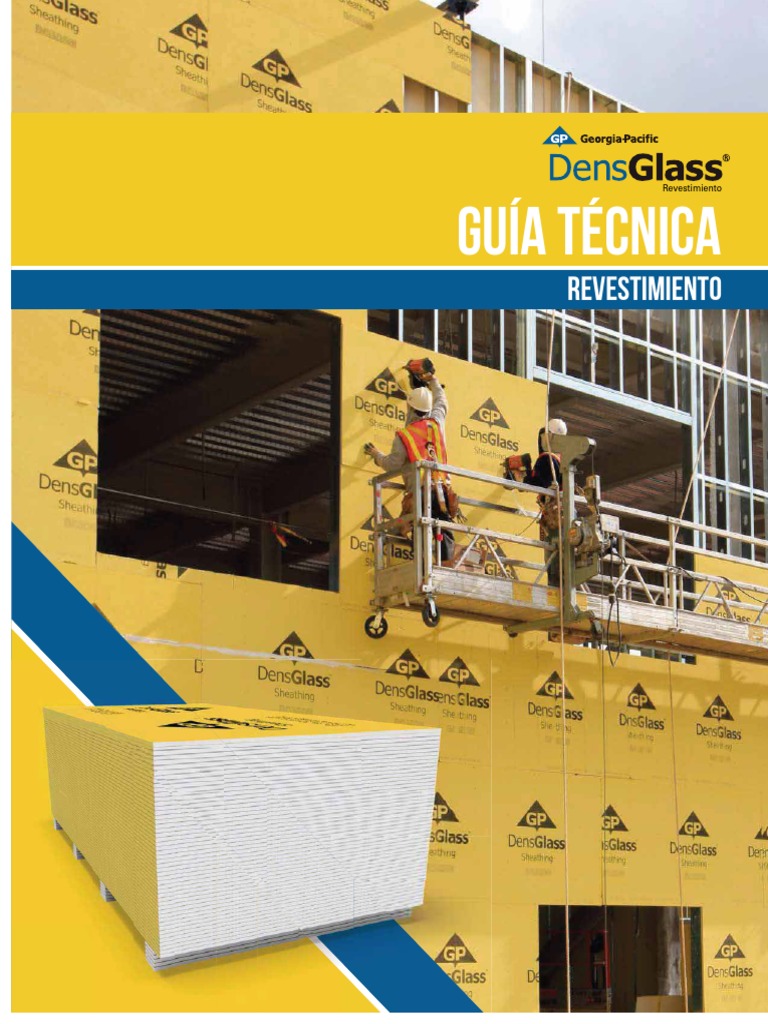 DensGlass Sheathing Tech Guide Spanish | PDF | Albañilería | Tornillo