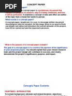 Concept Paper Sample | PDF