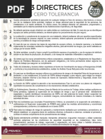 13 Directrices de Cero Tolerancia de Pemex | PDF