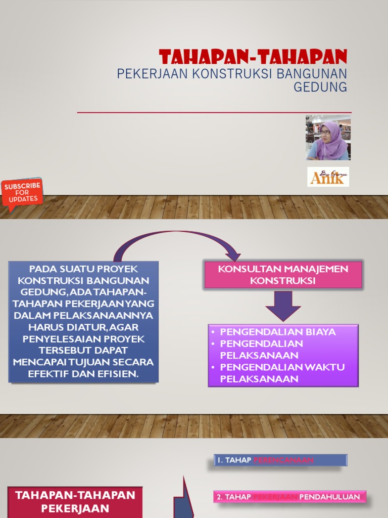 Tahapah-Tahapan Pekerjaan Konstruksi | PDF