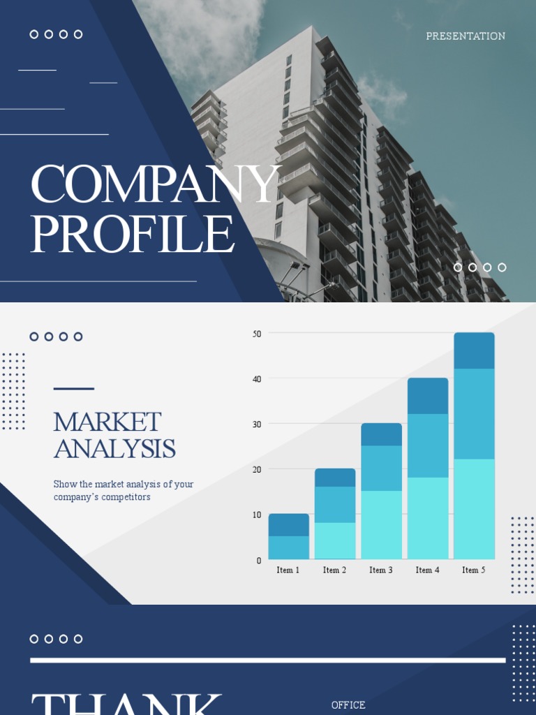 Blue Modern Company Profile Presentation | PDF