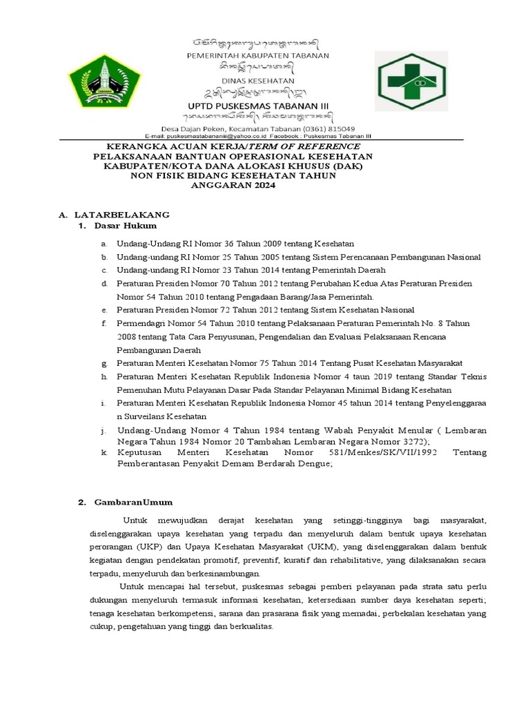 Tor Bok DBD 2024 | PDF