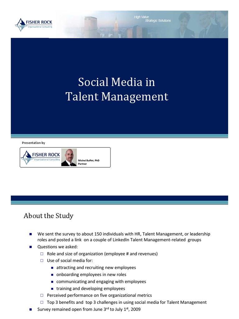 Social Media's Role in Talent Management | PDF | Social Media | Popular ...