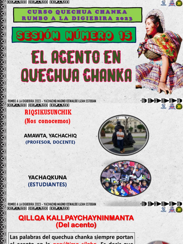 Acentuación en Quechua Chanka | PDF