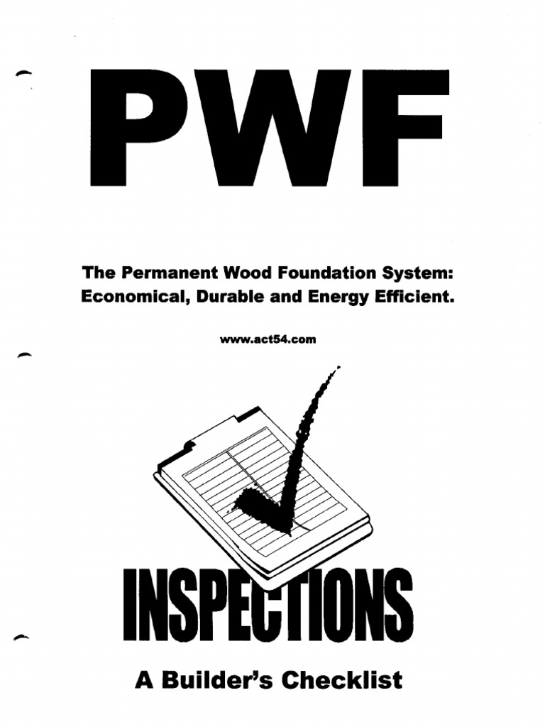 PWF FOUNDATION System | PDF