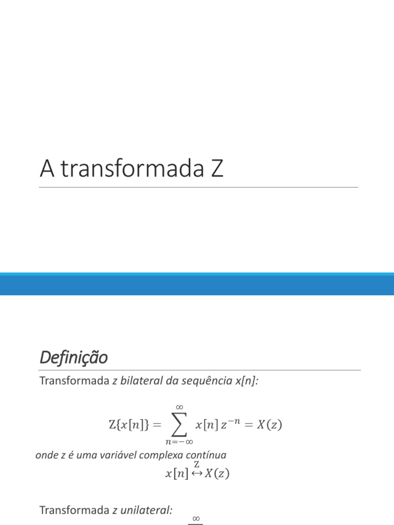 2 Transformada Z | PDF