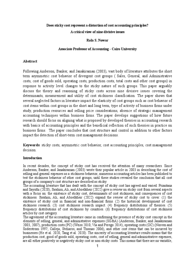 A Critical View of Nine Divisive Issues | PDF