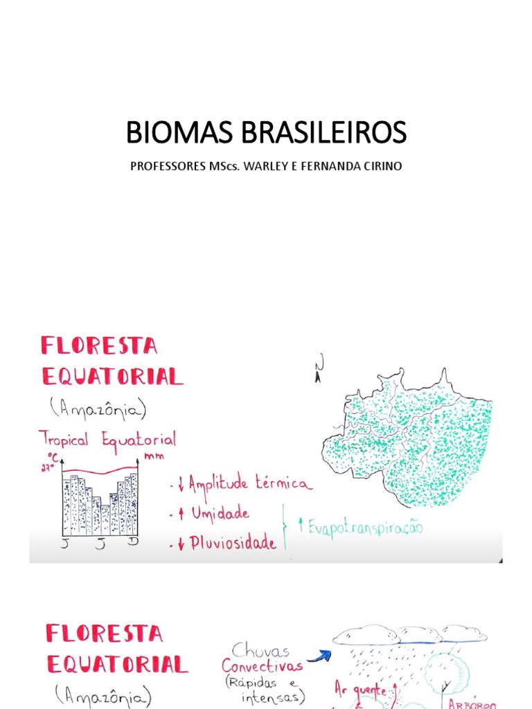 Biomas Brasileiros - 1°ano | PDF