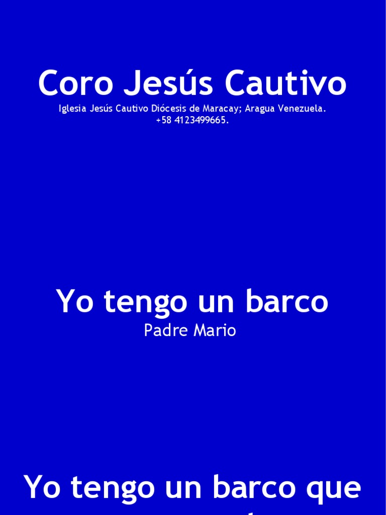 01 Yo Tengo Un Barco 16 9 | PDF