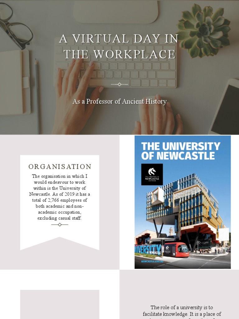 A Virtual Day in the Workplace | PDF