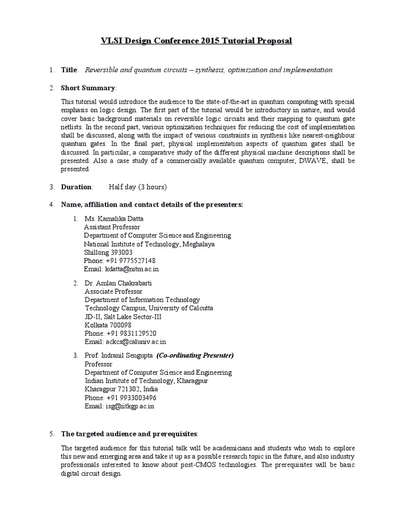 VLSI Tutorial 2015 1 | PDF | Computers