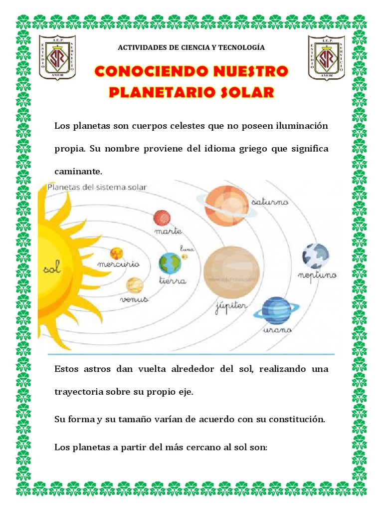 Sistema Planetario Solar | PDF