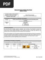 Mobil Delvac MX 15W-40 Safety Data Sheet | PDF | Waste | Toxicity