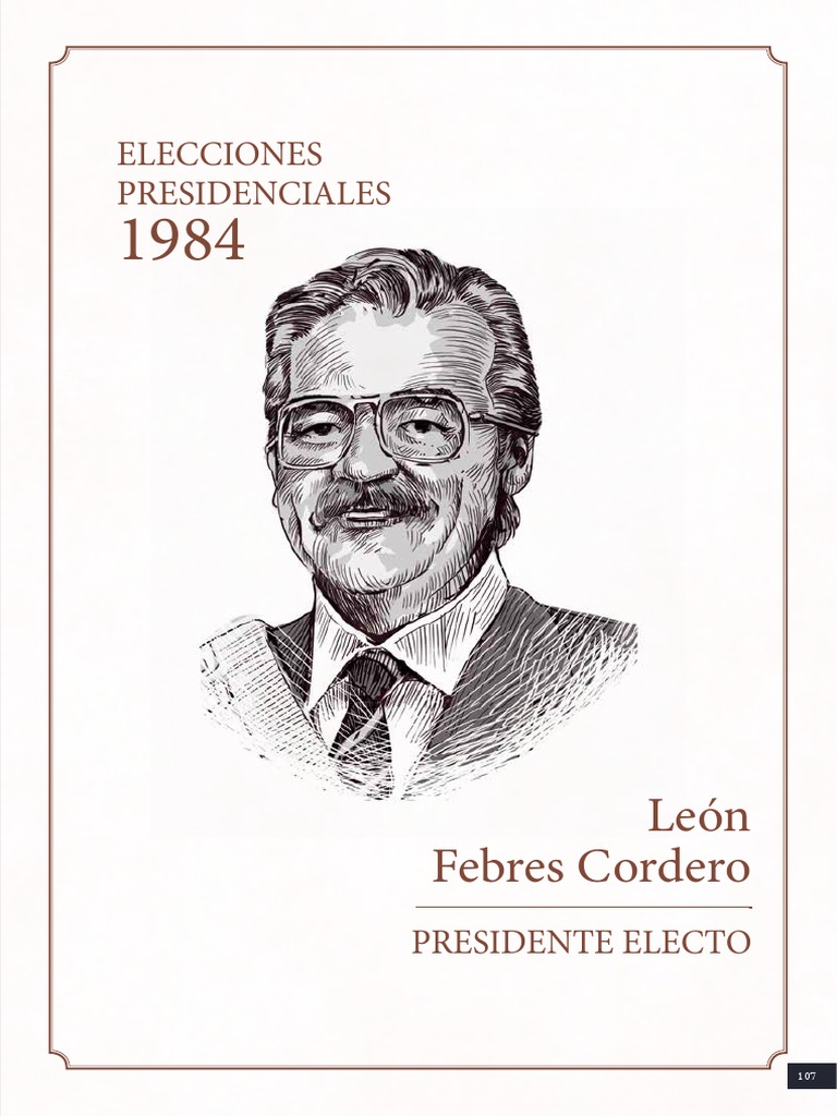 Elecciones Ecuador 1984: Febres Cordero Presidente | PDF | Elecciones ...