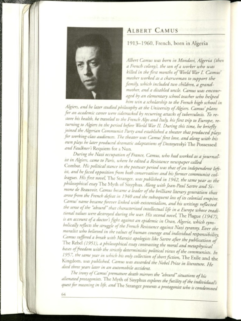 Camus Theguest | PDF