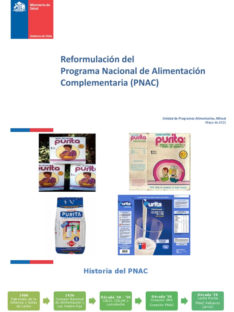2021.05.25 Presentacion Proveedores PNAC | PDF | Nutrición | Dieta y ...