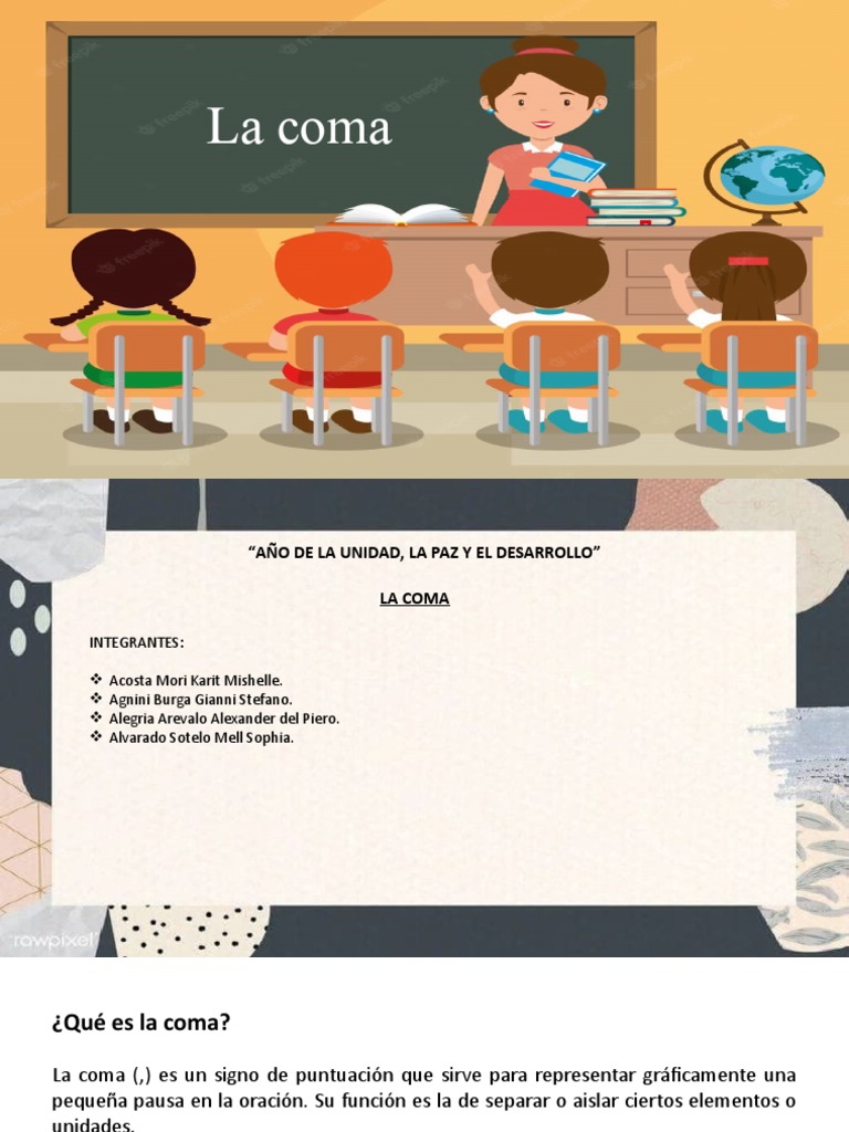 La Coma | PDF | Coma | Lingüística