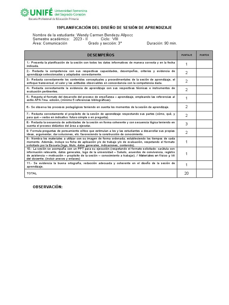 Guia de Planificación | PDF | Aprendizaje | Evaluación