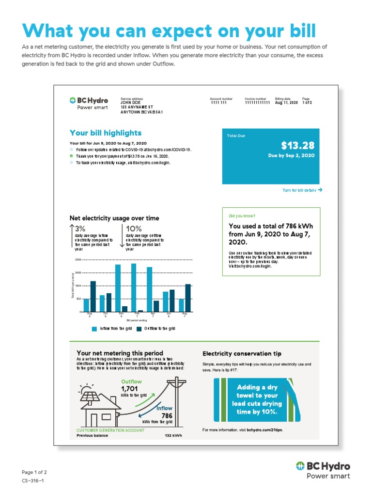 Understanding Your Net Metering Bill | PDF | Electricity | Economies