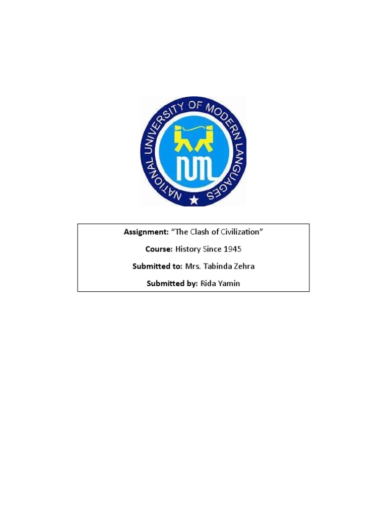 Clash of Civilizations-1 | PDF