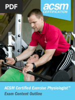 ACSM Preparticipation Screening Update | PDF