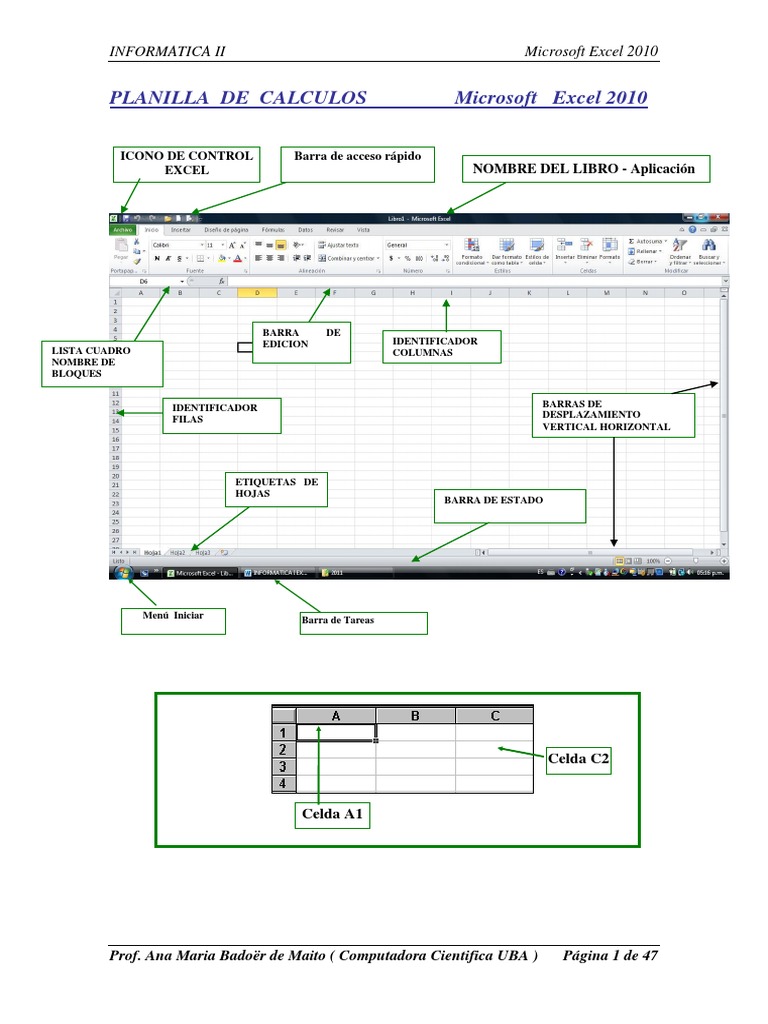 Informatica II Microsft Excel 2010 | PDF