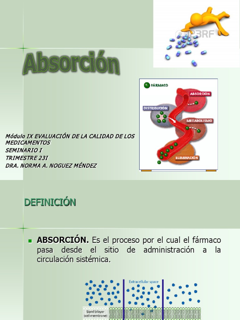 Evaluación de la Absorción de Medicamentos | PDF | Medicamentos con ...