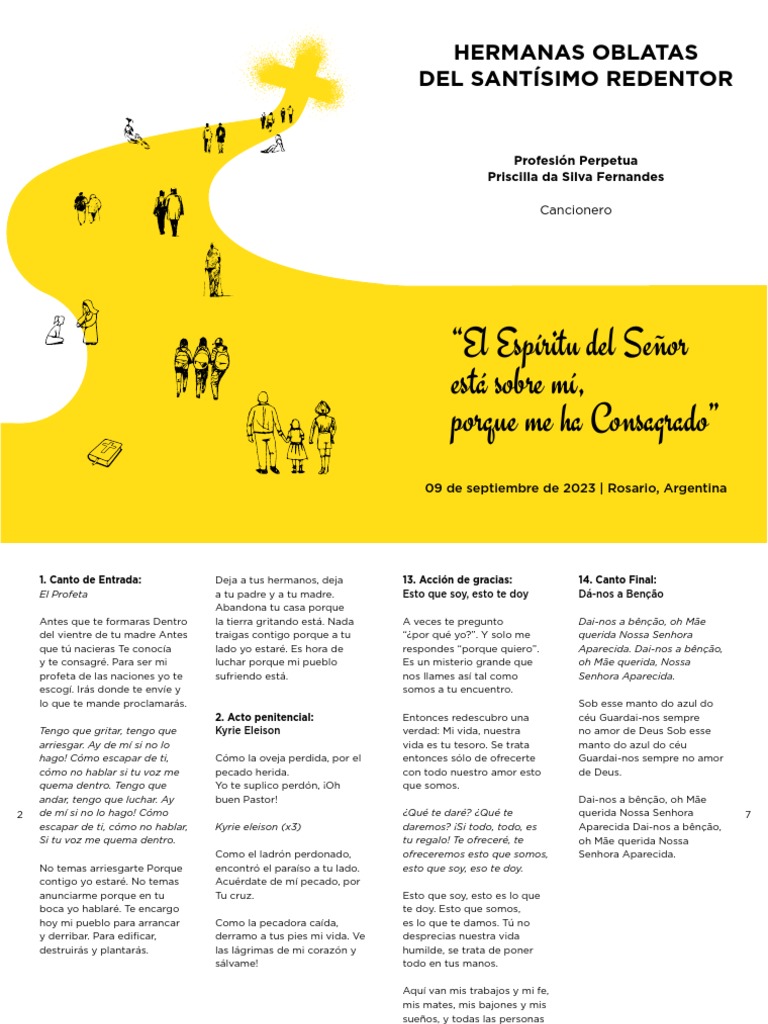 cantos_para-imprimir (1) | PDF | Cristo (título) | Amor