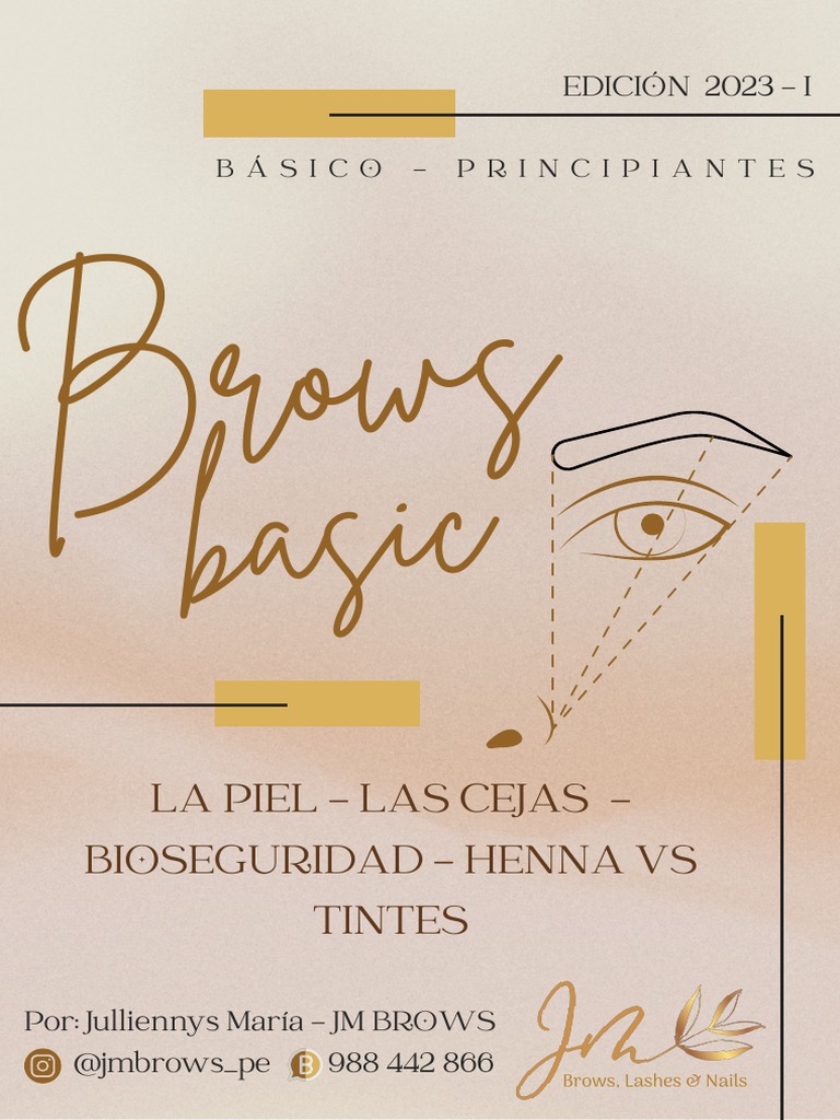 Minibook Práctico Brows Basic - JM Brows Studio | PDF