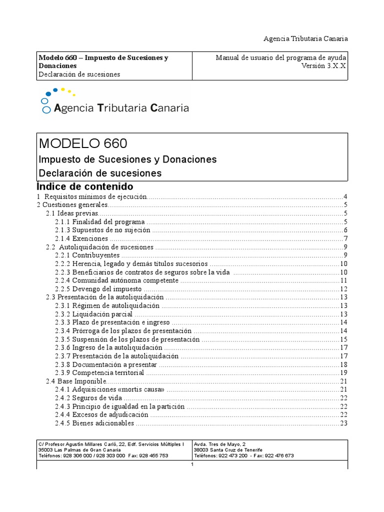 Guía del Modelo 660: Sucesiones y Donaciones | PDF