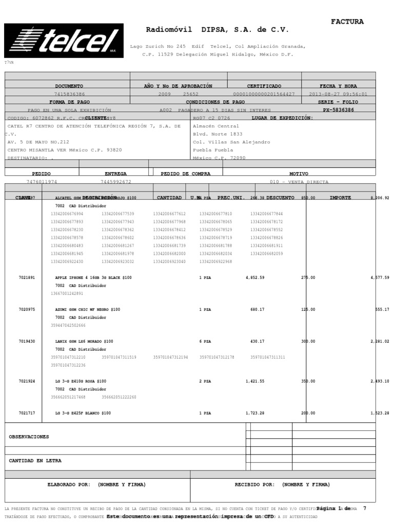 Radiomóvil DIPSA, S.A. de C.V. | PDF | Dispositivos inteligentes ...